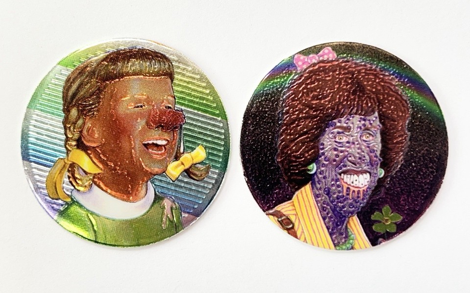 24 Inch Tube Of Pogs & Slammers From The 90’s MADD Pog With Error On ...