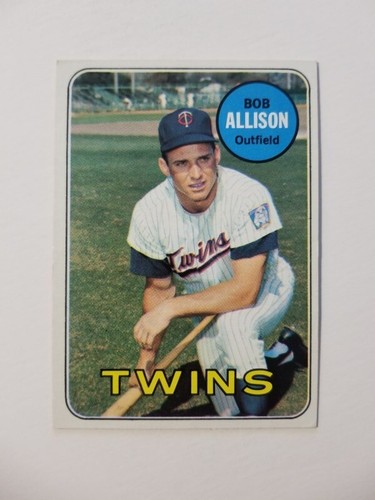 BOB ALLISON 1969 TOPPS BASEBALL CARD #30 MINNESOTA TWINS | eBay