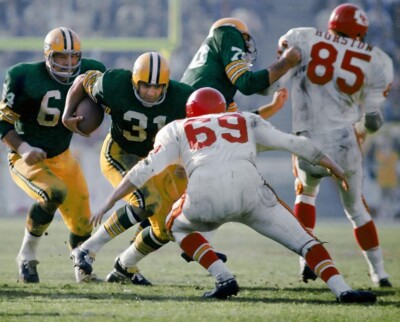 JIM TAYLOR GREEN BAY PACKERS FULLBACK SUPERBOWL 1 AGAINST THE CHIEFS 8 ...