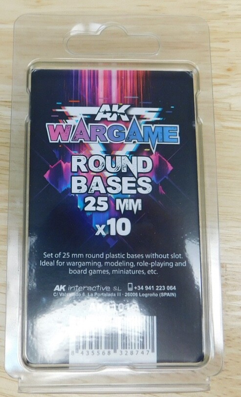 AK-Interactive: Plastic Wargame Bases - Round Base 25mm (10) | eBay