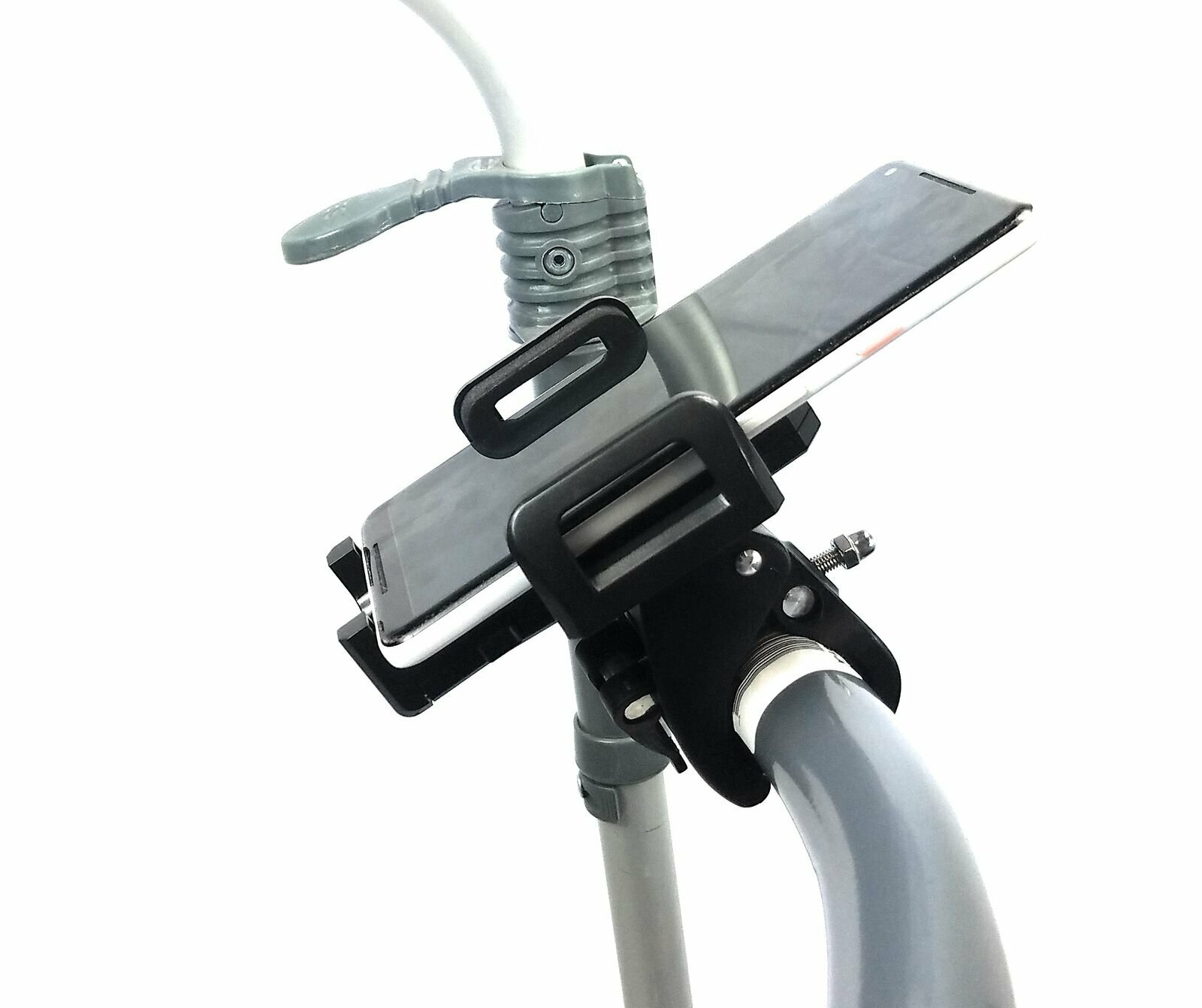 NEW Deluxe Adjustable Mobility Phone Mount for Wheelchairs, Rollators ...