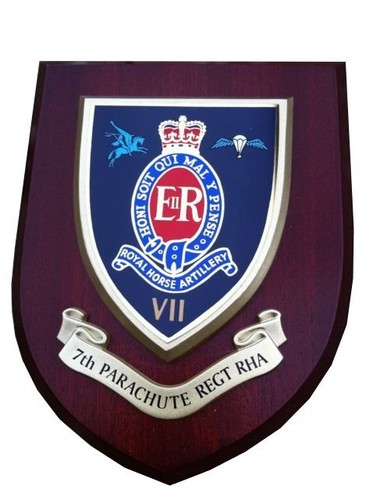 7th Parachute Regiment RHA Wall Plaque Royal Horse Artillery Uk Hand ...
