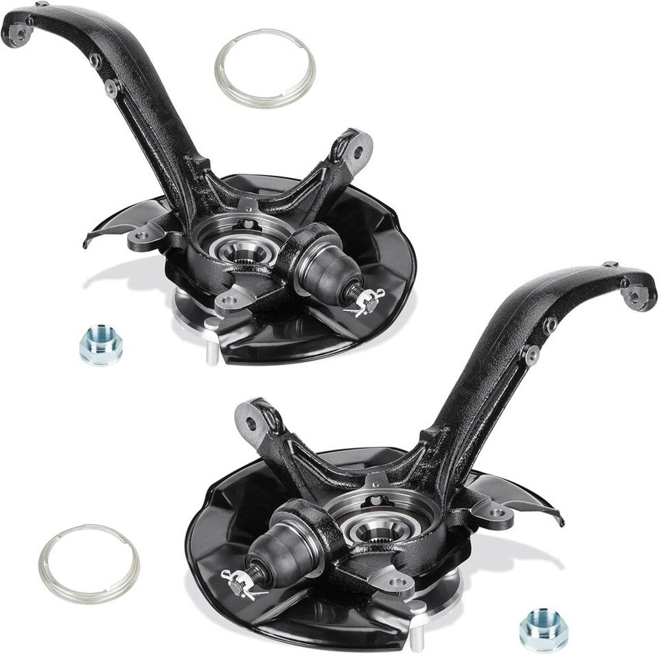 Pair Front Wheel Bearing Hub Knuckle Assembly For 2008-12 Honda Accord ...