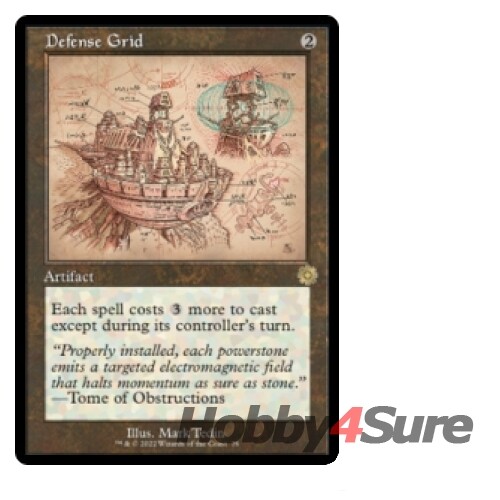 Defense Grid (schematic) M/NM Magic MTG The Brothers' War Retro ...