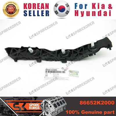 Genuine/OEM 86652K2000 BRACKET-RR BUMPER SIDE MTG,RH for Hyundai Venue ...
