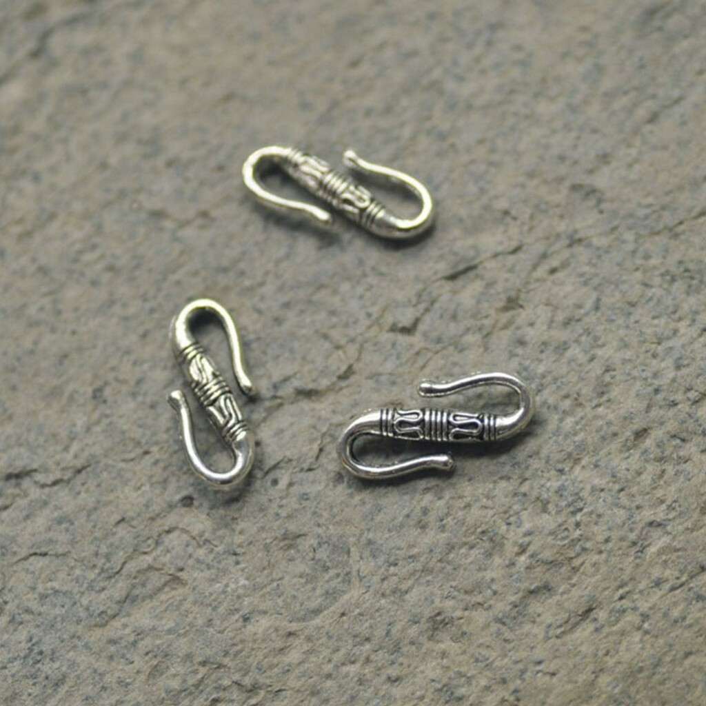 Clasps For Jewelry Making 40 Sets S Hook Ring Toggle Clasps - Antique ...