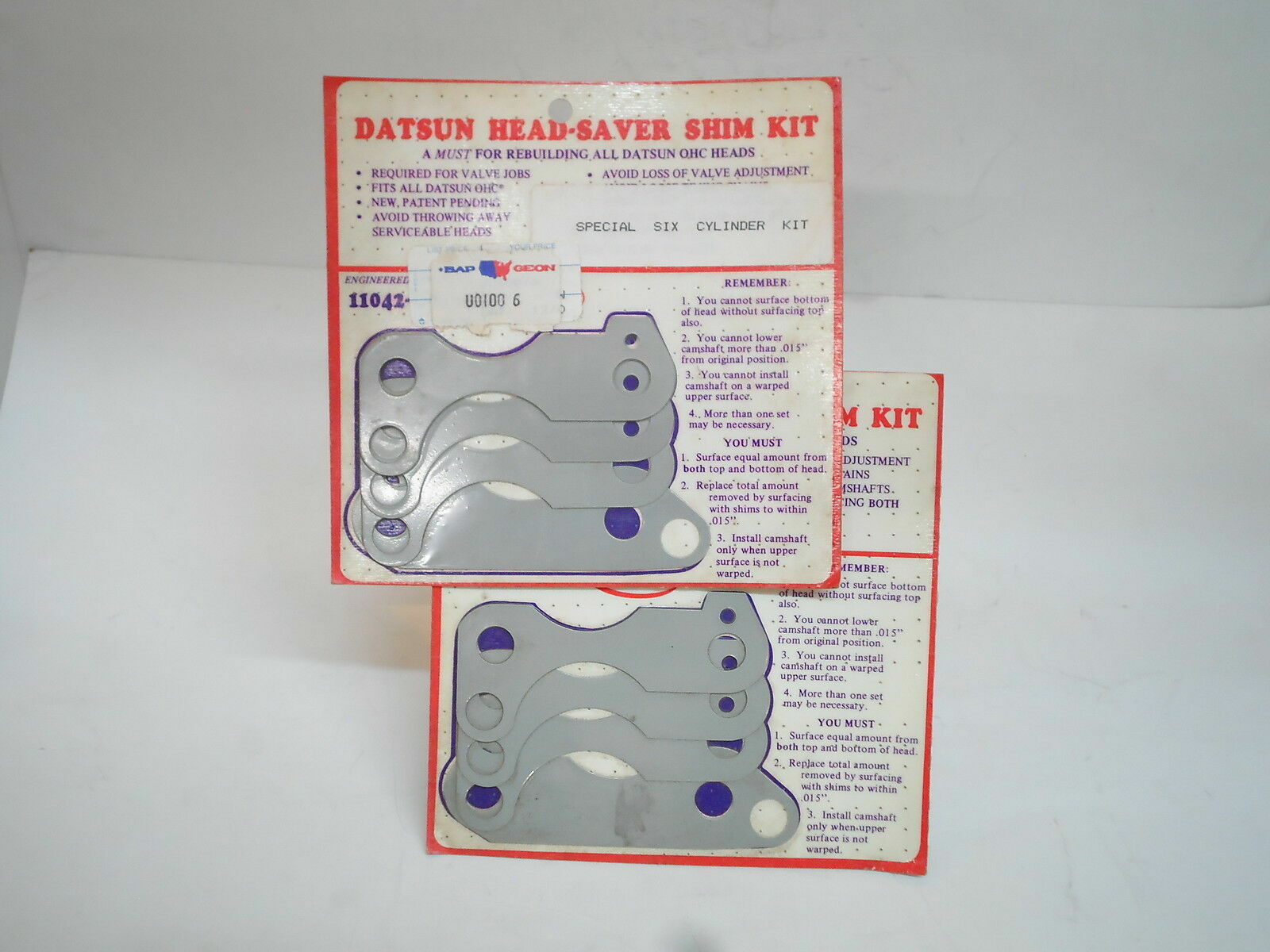 Cylinder Head Shim Kit Fitting Datsun 240Z 260Z 510 610 710 521 L16 L18 ...