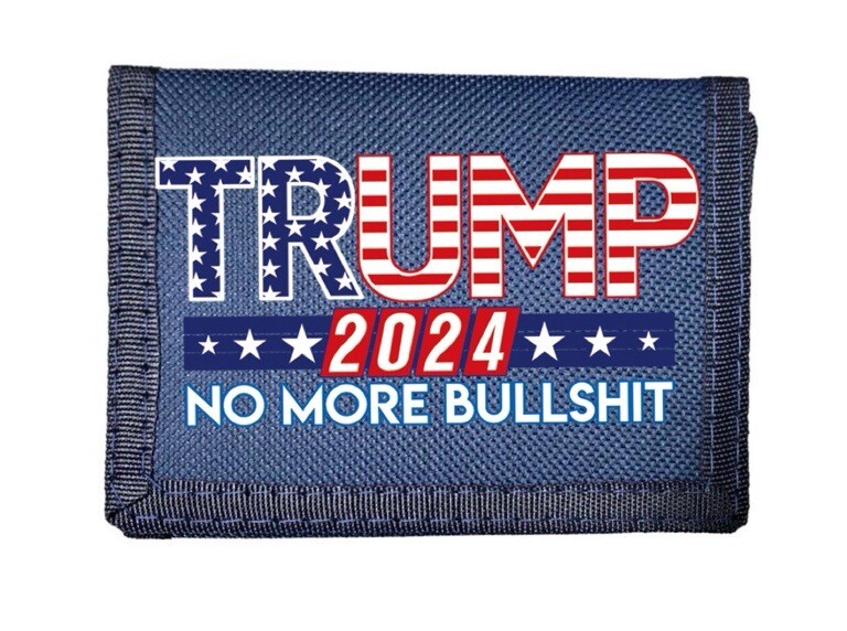 President Donald Trump Tri- Fold Canvas Wallet | eBay