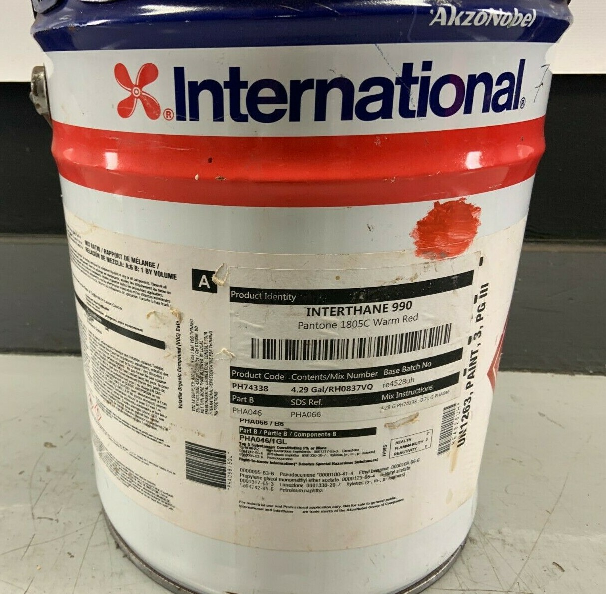 International Interthane 990, Two Component, Acrylic Polyurethane, Warm ...