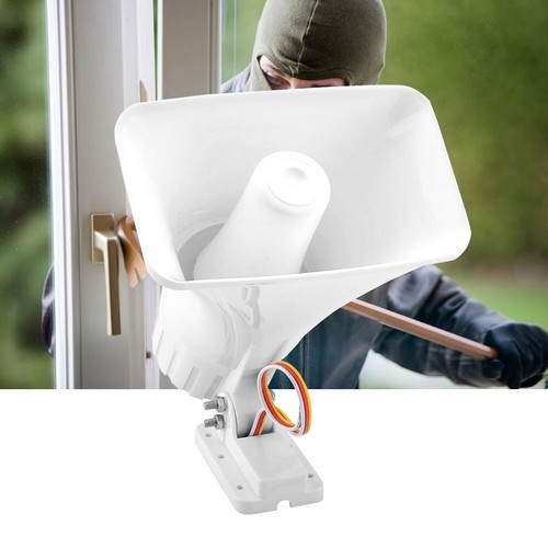 150 dB DC 12V Dual Tone Wired Horn Siren Burglar Alarm for Home ...