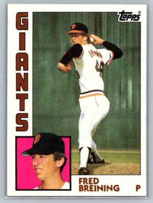 1984 Topps #428 Fred Breining San Francisco Giants Baseball Card | eBay