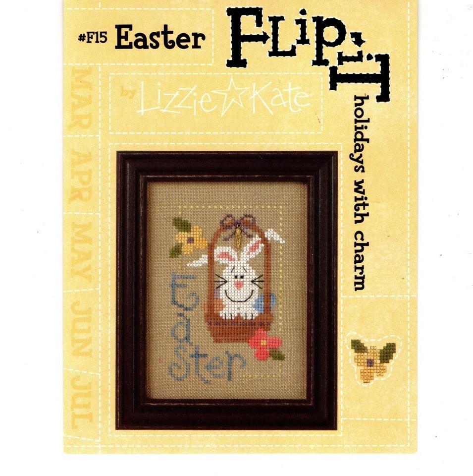 LIZZIE KATE counted cross stitch charts - FLIP IT Blocks,Year,Bits ...