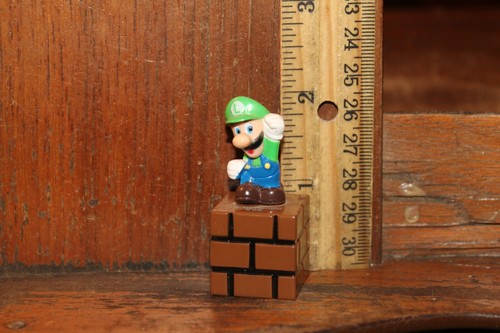 Mario Bros Luigi On Blocks Action Figure | eBay