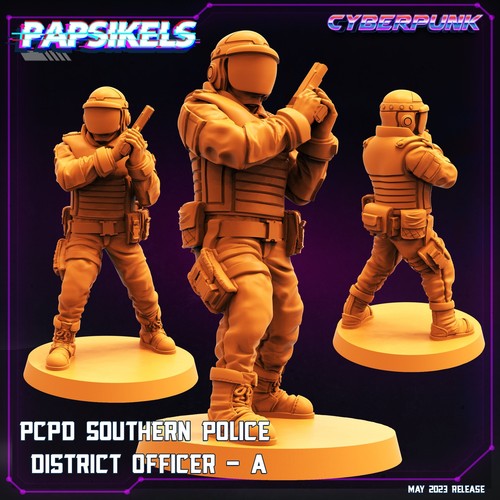 PCPD Southern Police District Officer - A | DnD Miniatures | Tabletop ...