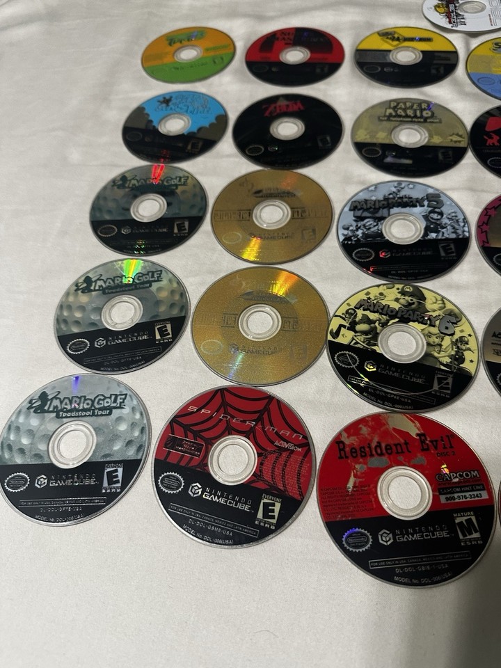 Nintendo GameCube Video Games Discs Lot Of 31 - Untested Sold For Parts ...