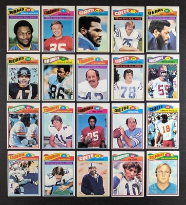 1977 Topps Football Lot 20 Cards | eBay