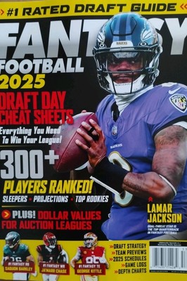 Fantasy NFL Football Magazine BRAND NEW For 2025 Baltimore Ravens Cover ...