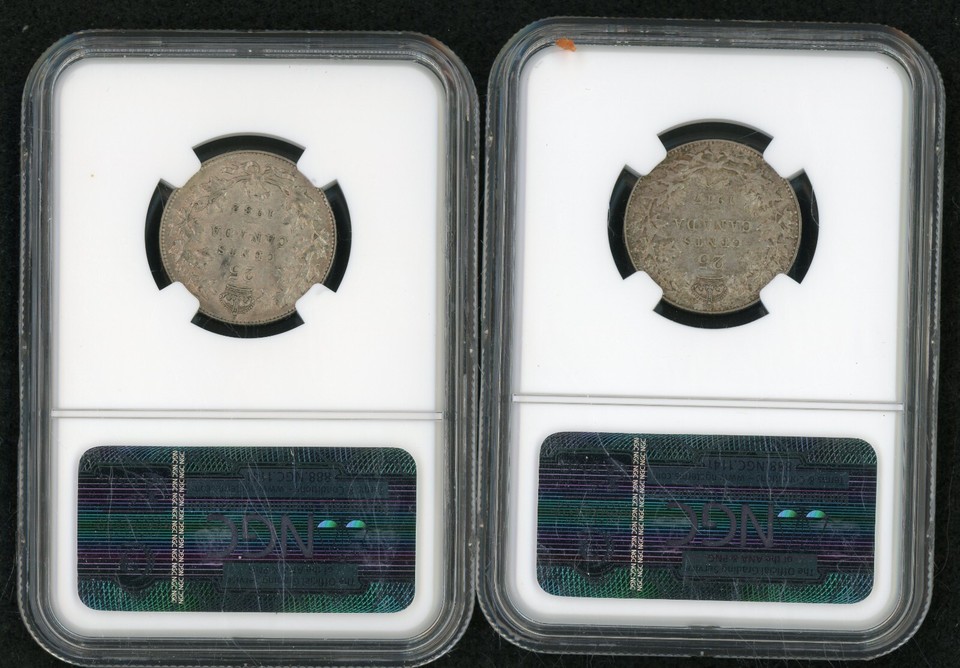 Canada 1932 25c NGC AU55, Canada 1917 25c NGC AU53 Lot of 2 | eBay