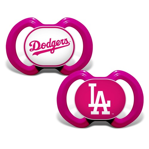 Los Angeles Dodgers 2pk Pacifiers Pink | eBay