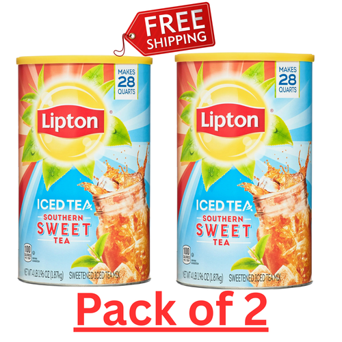 Lipton Iced Tea Mix Southern Sweet Tea, 2 Pack Free Shipping | eBay