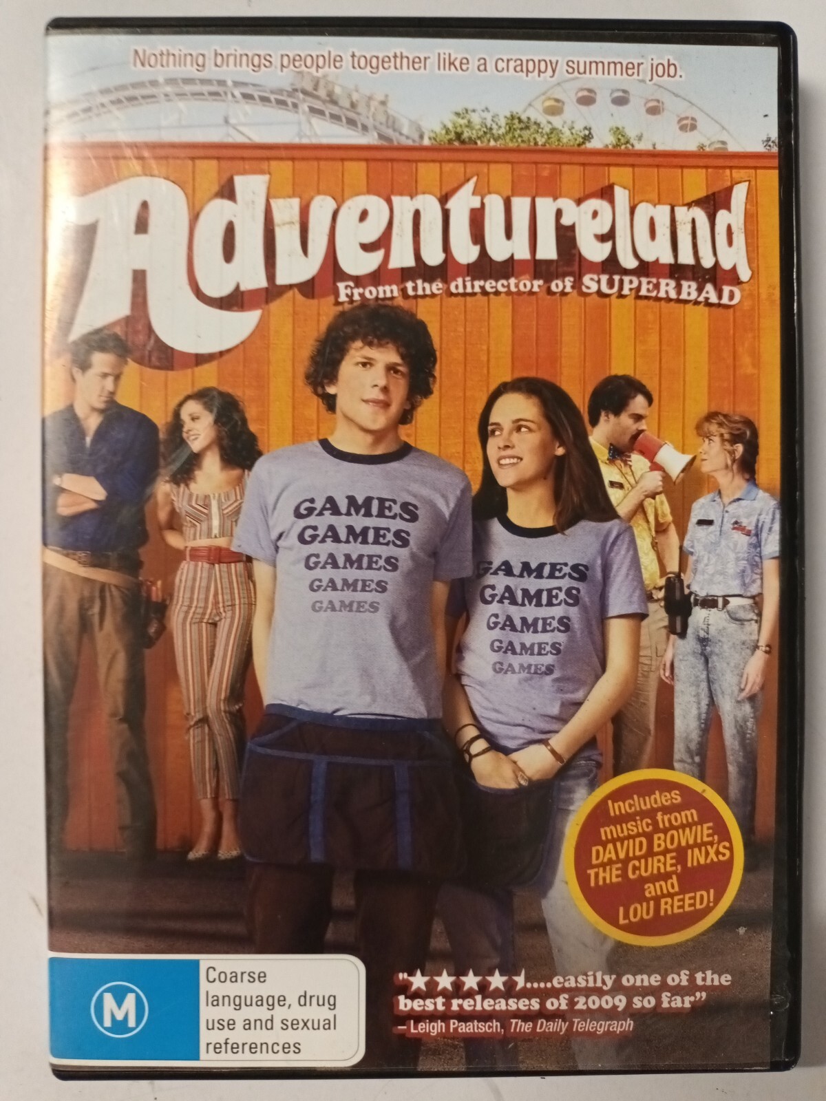 Adventureland (DVD, 2009) Kristen Stewart Ryan Reynolds Reg 4 ar66 | eBay