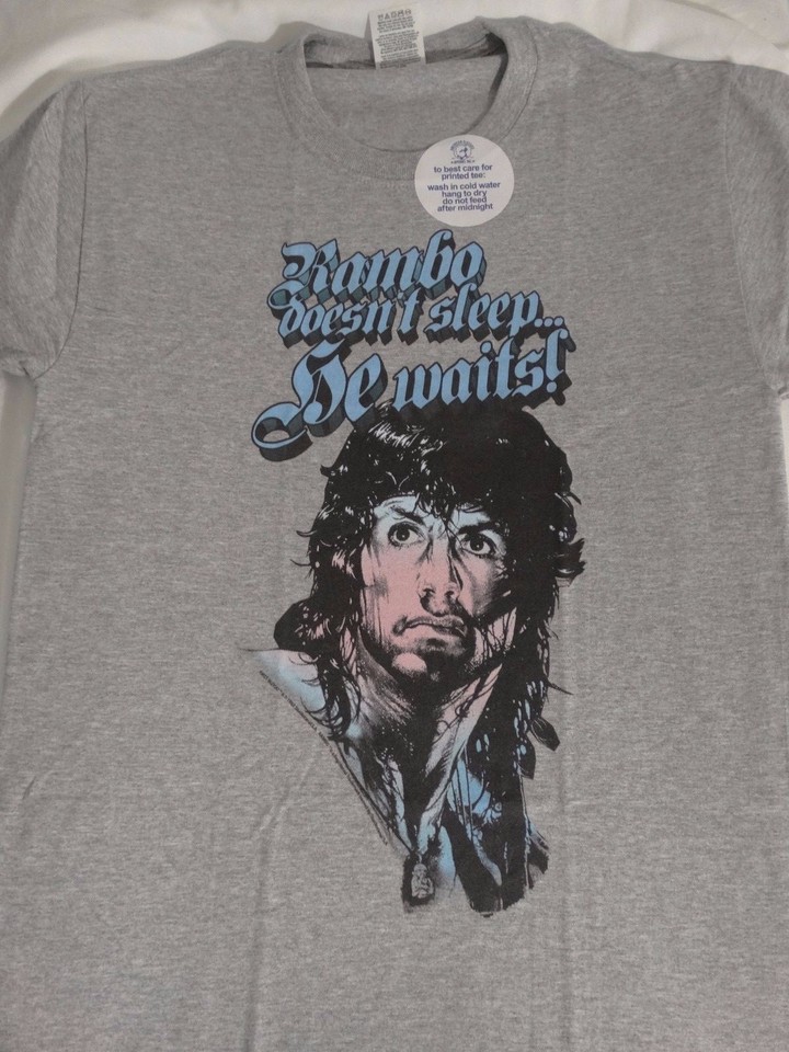 Rambo Movie Stallone John Rambo Officially Licensed T-Shirt | eBay