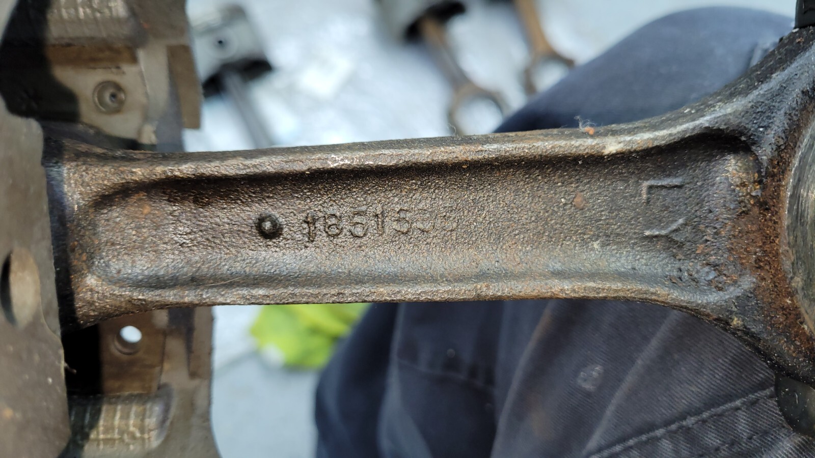 Chrysler Mopar Rod Piston Rods Pistons 1851535 V8 440 Original Oem ...