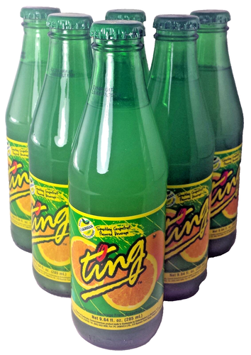 Ting Sparkling Grapefruit flavored drink with pulp - 9.64 Fl oz, 6 pk ...