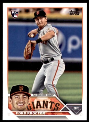Ford Proctor 2023 Topps Series 2 Rookie Card | RC | #472 San Francisco ...