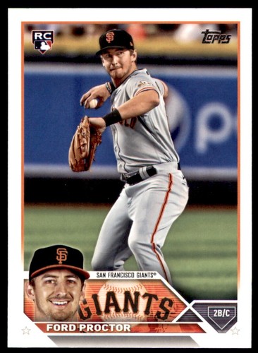 Ford Proctor 2023 Topps Series 2 Rookie Card | RC | #472 San Francisco ...