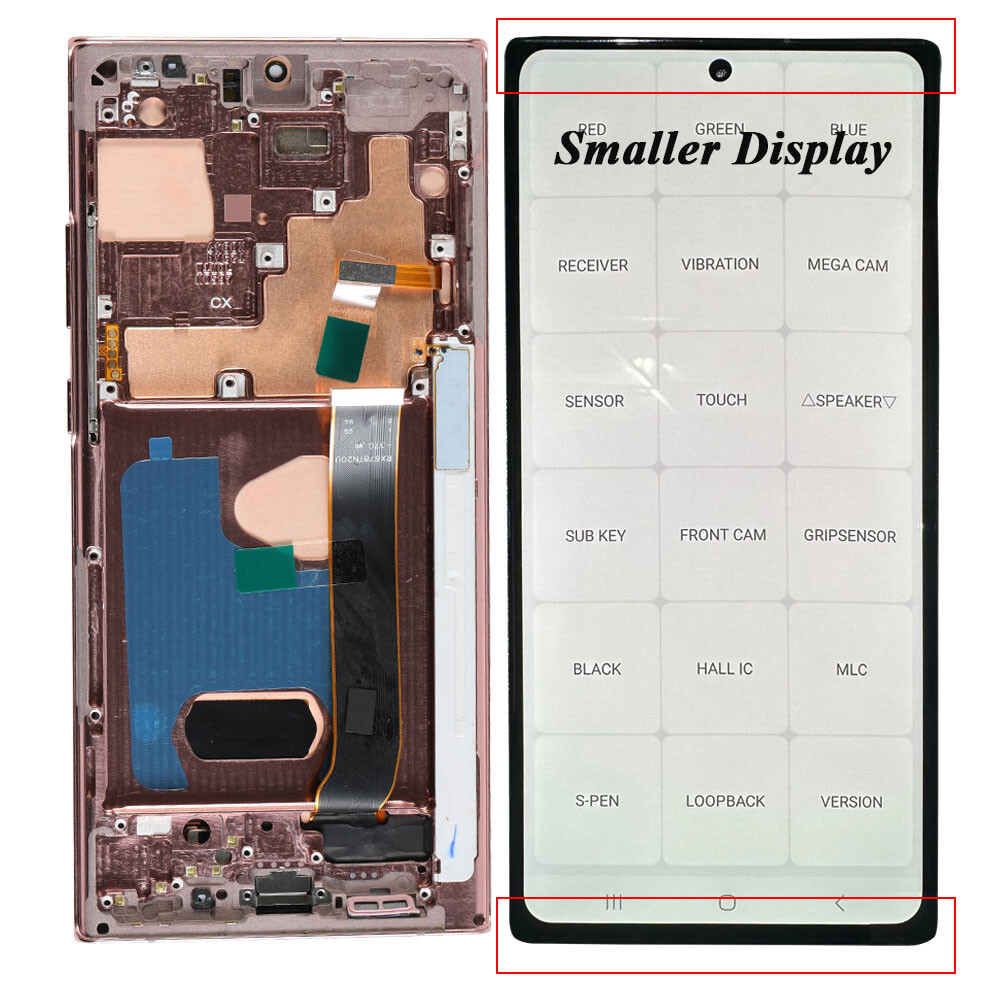 Small OLED For Samsung Galaxy Note 20 Ultra SM-N986U LCD Display Screen ...