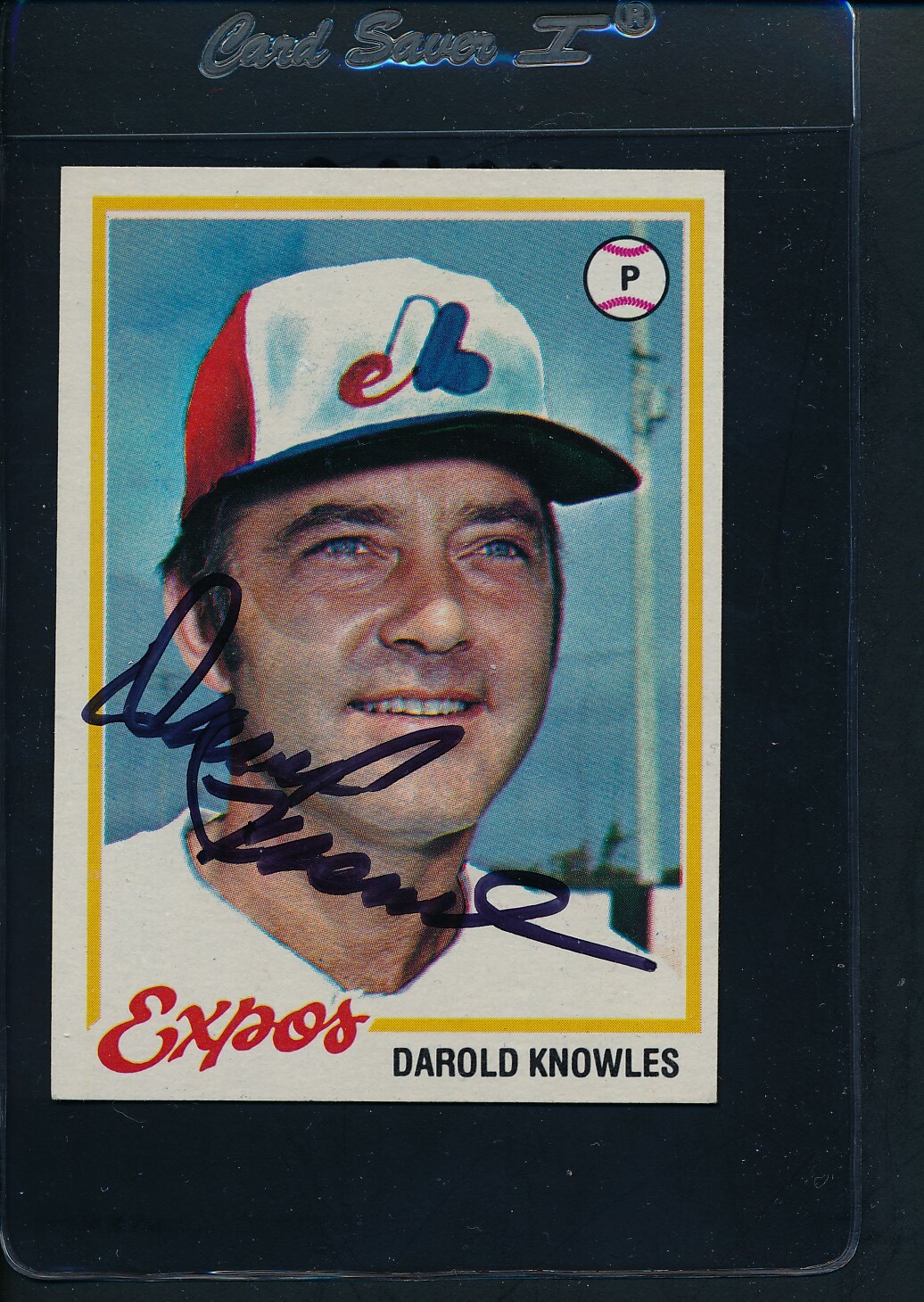 1978 Topps #414 Darold Knowles Expos Signed Auto *48123 | eBay