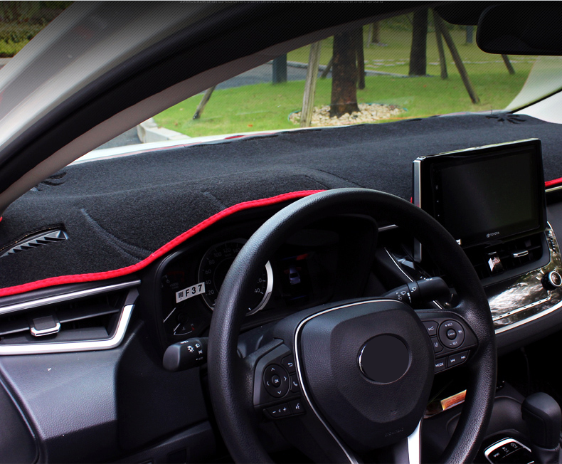 Red Dashboard Dash Mat DashMat Sun Cover Pad 1pcs for Toyota Corolla ...