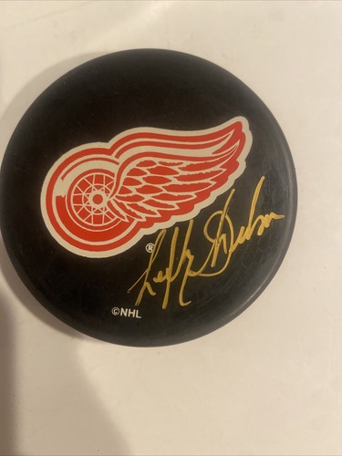 Lefty Wilson Signed Detroit Red Wing Puck JSA COA | eBay