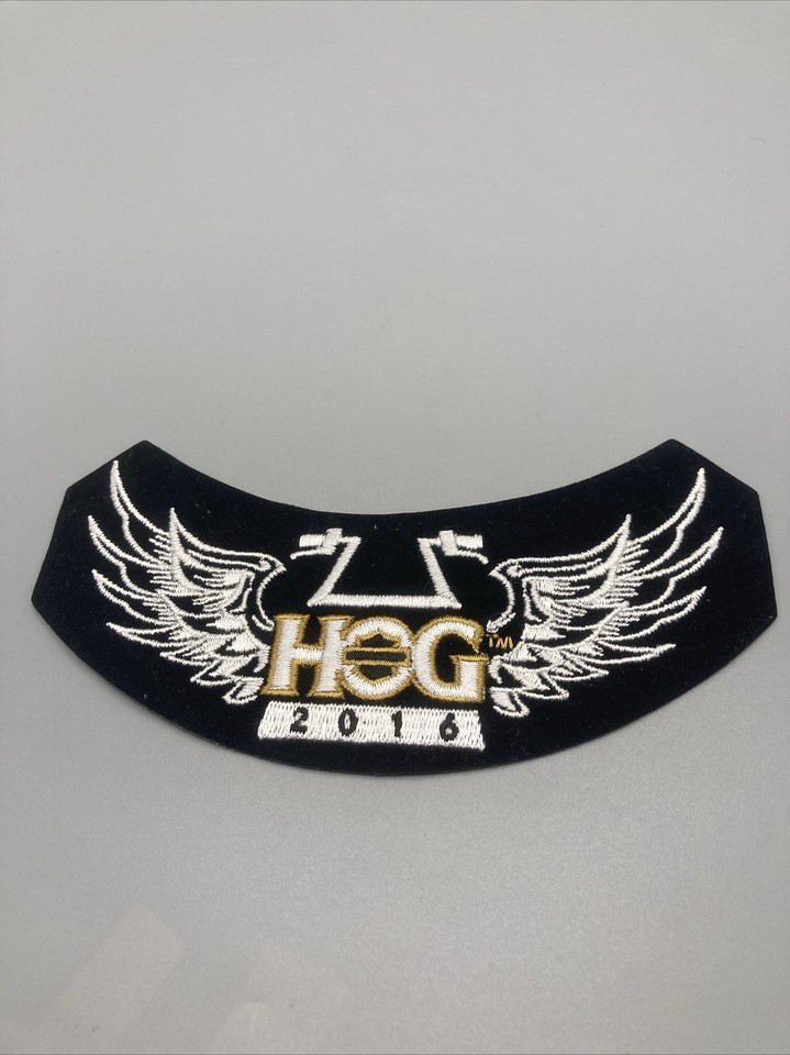 BRAND NEW Harley Davidson Owners Group 2016 HOG Rockers Patch Vest ...