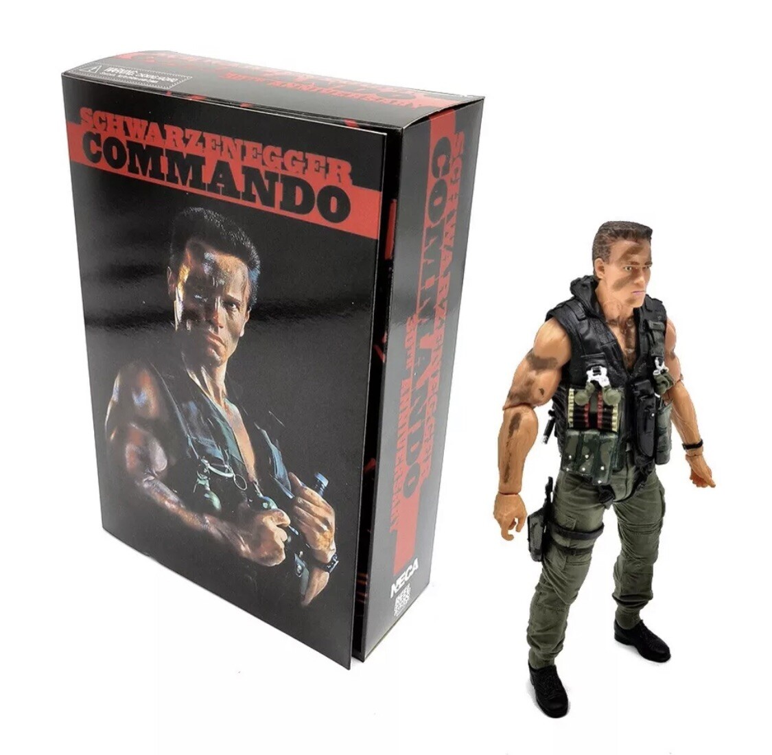 NECA Commando John Matrix Schwarzenegger 7" Action Figure Ultimate ...