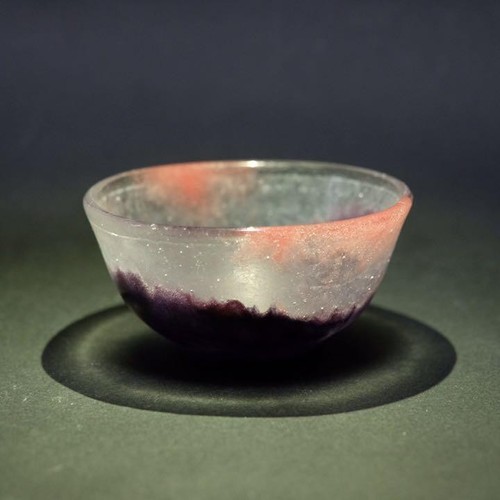 Part De Veil Ochoko Red Glass Artist Saeki Yasunori | eBay