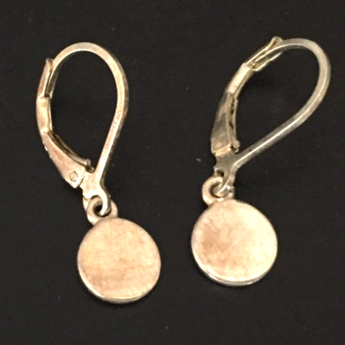 Vintage Earrings MARKED 925 STERLING SILVER Pierced Dangle Leverback ...