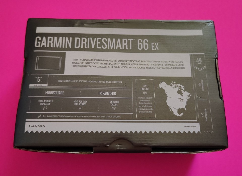 Garmin Drivesmart 66 EX 6 inch GPS Navigator Wi-Fi Wireless Update ...