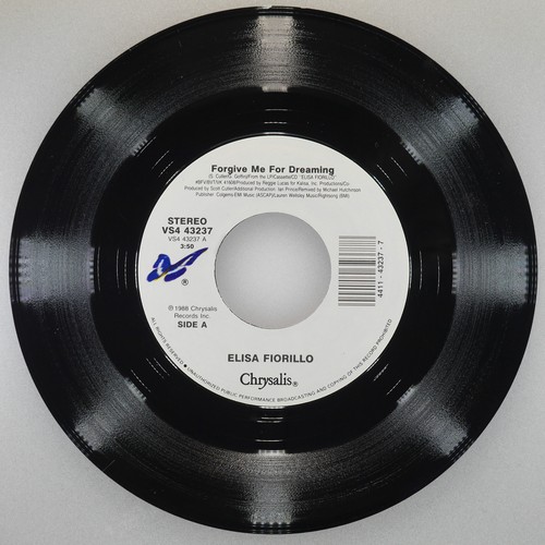 ELISA FIORILLO Forgive Me For Dreaming CHRYSALIS VS4 43237 VG+ 45 7 ...