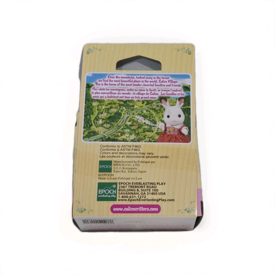 Calico Critters Village Chocolate Bunny Rabbit Baby Friends Figure Toy ...