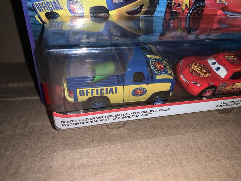 2018 Disney Pixar Cars Dexter Hoover With Green Flag & Lightning ...