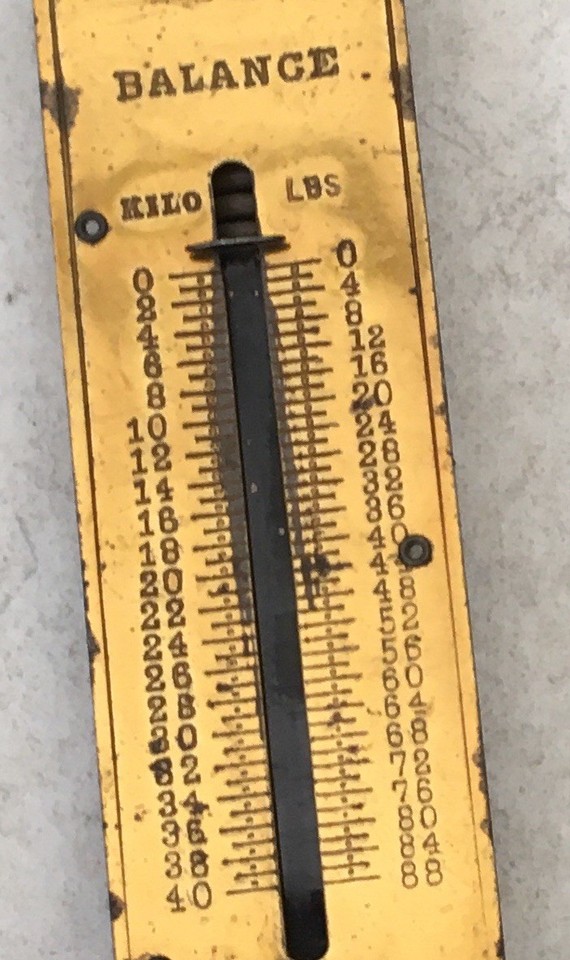 A VINTAGE “CK” WEST GERMAN BRASS SPRING LOADED POCKET BALANCE UP TO ...