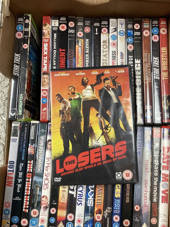 36 DVD Bundle Job Lot Action Comedy Drama Matrix Gladiator Star Trek ...