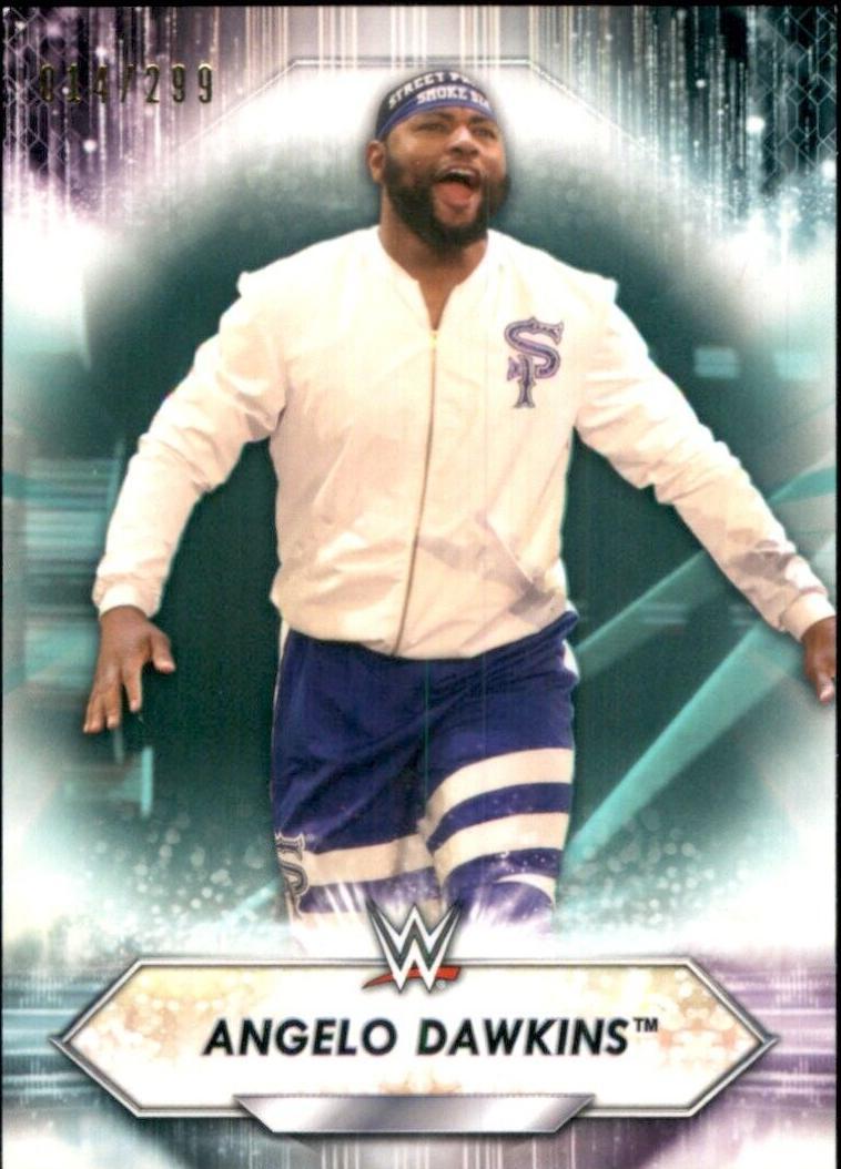 2021 Topps WWE - Angelo Dawkins #136 Aqua /299 for sale online | eBay