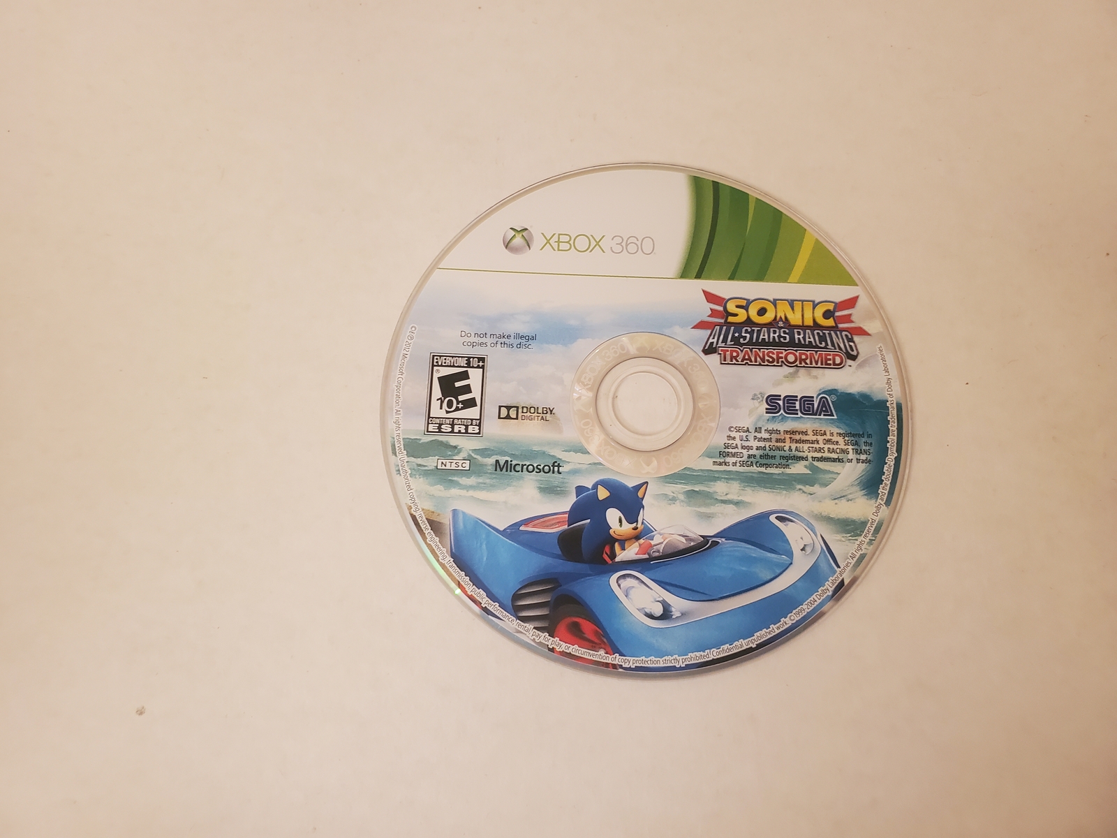 Sonic & All-Stars Racing Transformed -- Bonus Edition (Microsoft Xbox ...
