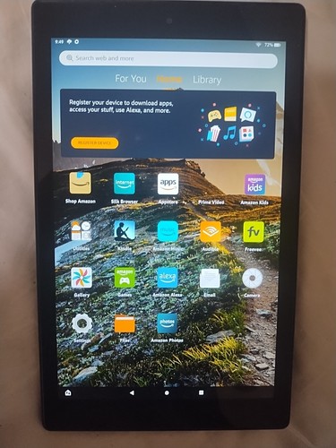 Amazon Kindle Fire HD 10 (9th Generation) 32 GB Wi-Fi 10" Tablet Black ...