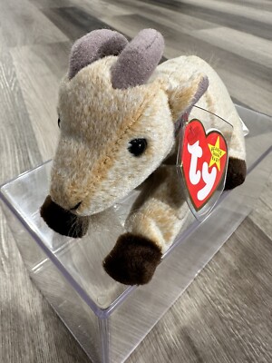 Ty Beanie Babies Retired Original Condition 1999 Goatee Goat Ultra Rare ...