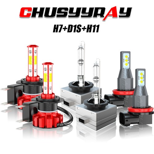 For Mercedes-Benz S550 2007 2008-2010 LED HID Headlight Hi / Lo+Fog ...