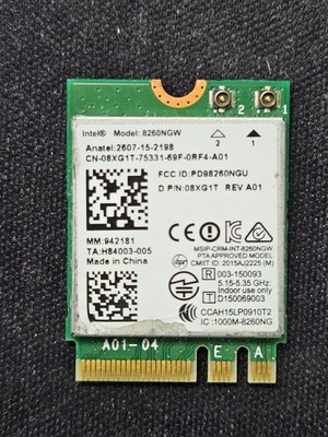 Dell Latitude E7470 Intel Dual-Band Wireless-AC 8260 WLAN with ...